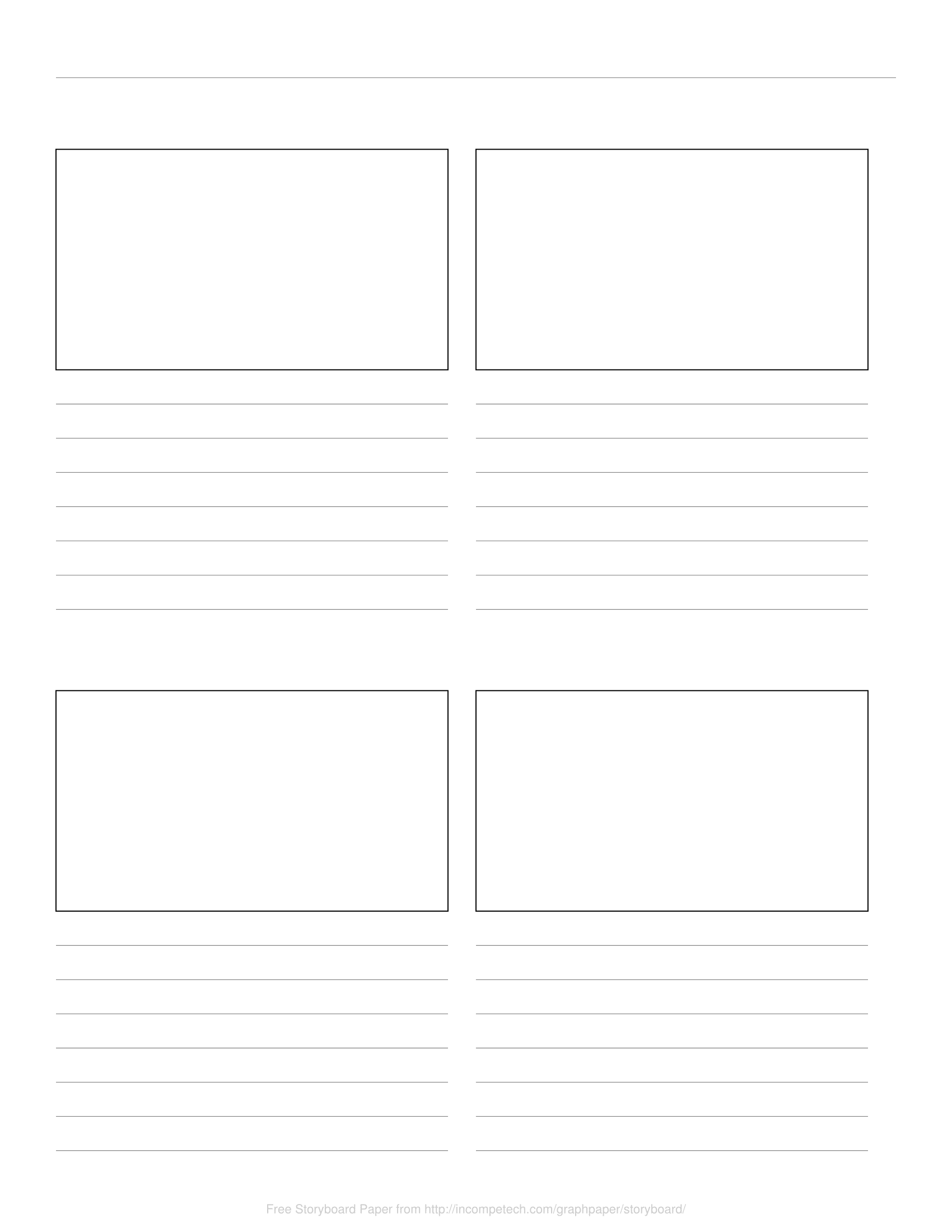 Free Online Graph Paper / Storyboard Paper